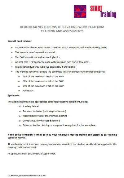 Information for Employers | Start Training